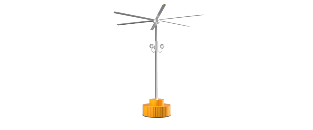 Commercial Electric Industrial Stand Fan with Pedestal - HENGSHUANGDA®